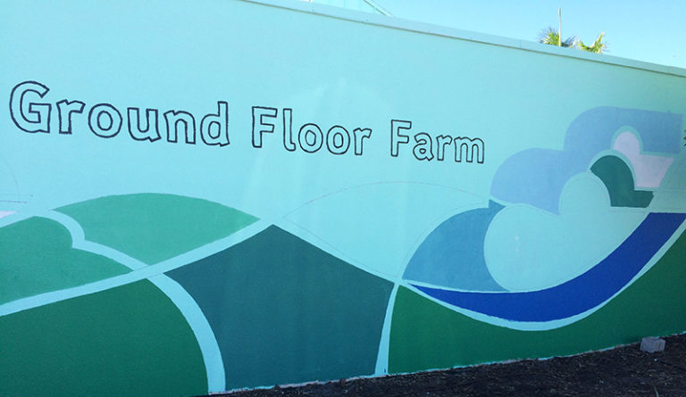 Outdoor Wall Lettering Project - DESIGNogen